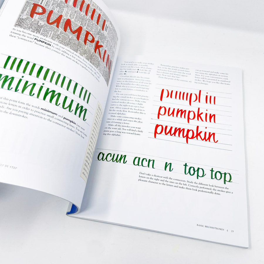 Brush Lettering Step by Step Book – Hello Art Hatchery