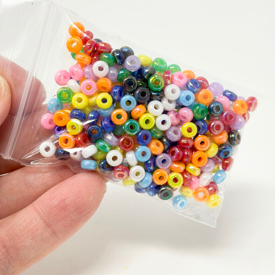 Pearlized Plastic Seed Beads – Hello Art Hatchery
