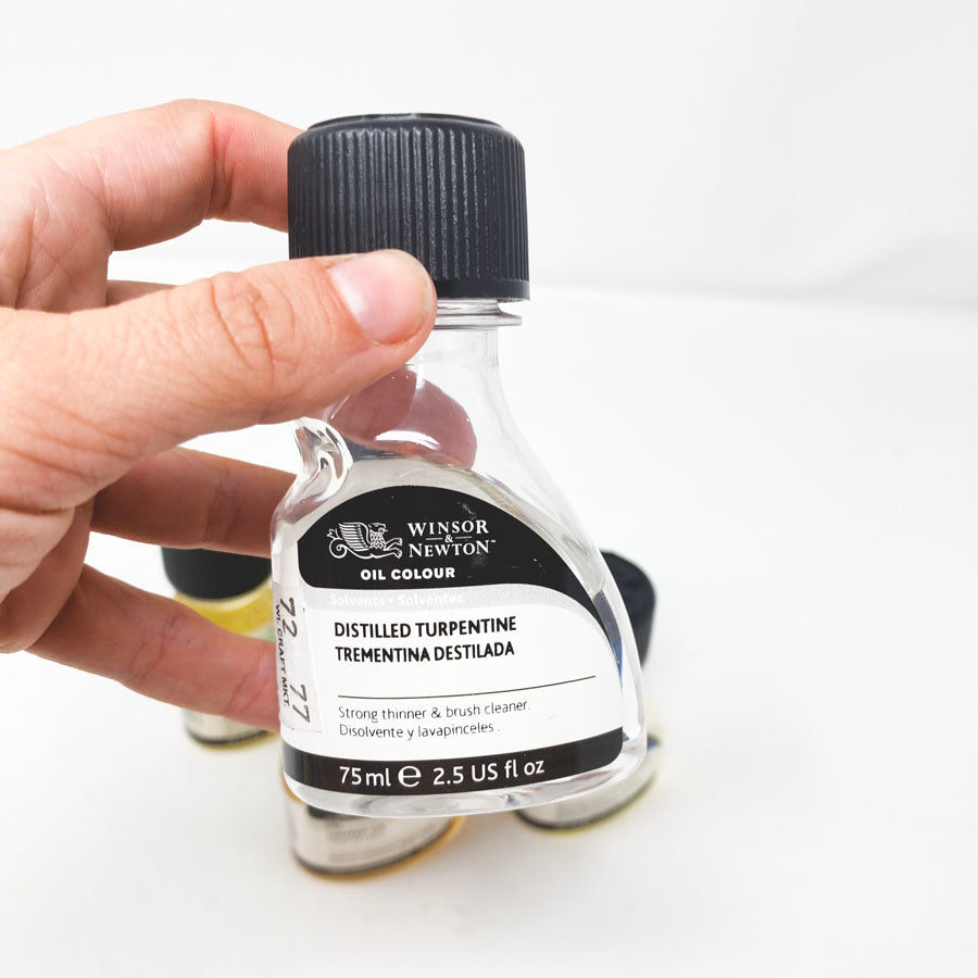 Winsor & Newton Distilled Turpentine 2.5 oz – Hello Art Hatchery