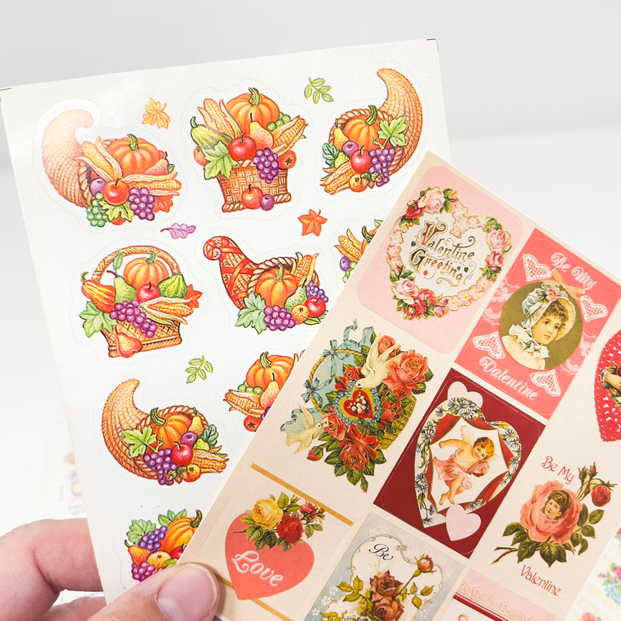 Bundle of Asst. Vintage Sticker Sheets – Hello Art Hatchery