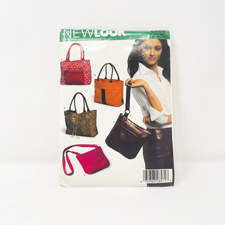 New Look Sewing Patterns 6425 - Bag/Purse – Hello Art Hatchery