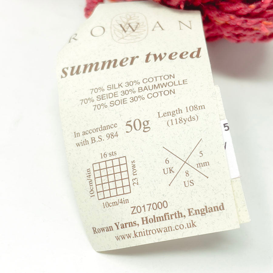 Rowan Summer Tweed Summerberry Yarn Bundle Hello Art Hatchery